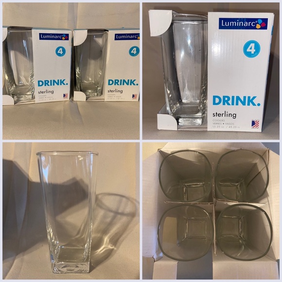 Luminarc | Dining | Luminarc Sterling Coolers Glasses | Poshmark